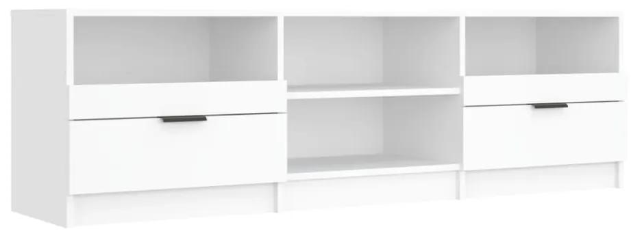 TV skříňka bílá 150 x 33,5 x 45 cm kompozitní dřevo - Default Title