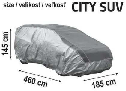 Compass Ochranná plachta proti kroupám CITY SUV, 460 x 185 x 145 cm