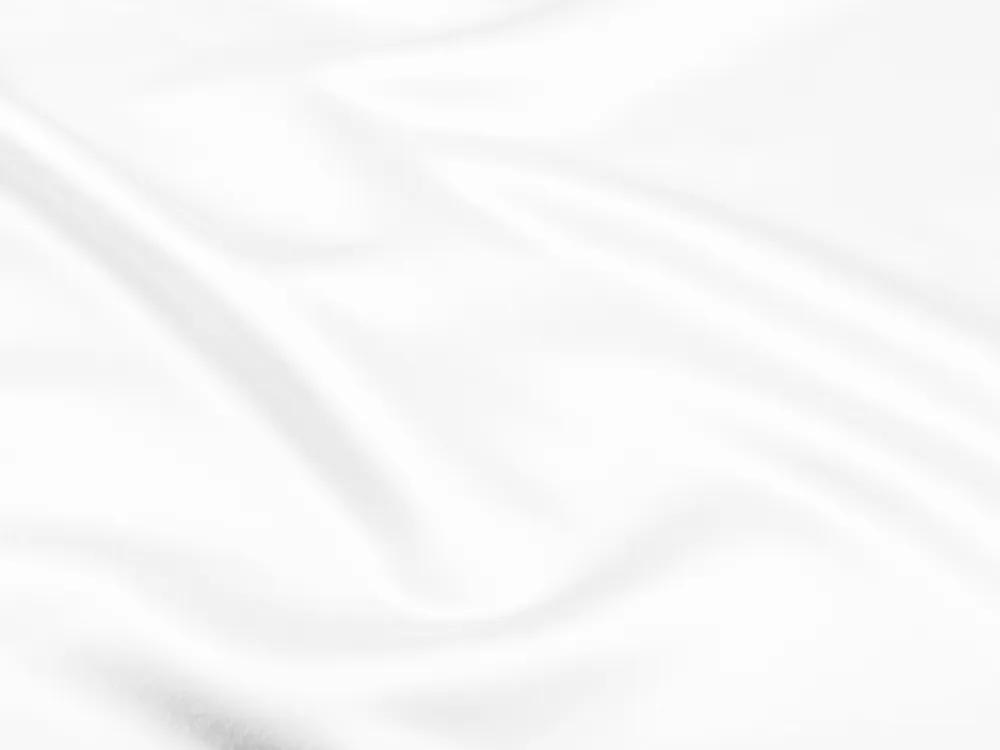 Biante Teflonový běhoun na stůl TF-027 Bílý bez vzoru 35x140 cm