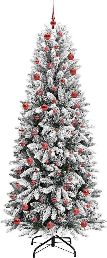 Umělý vánoční stromeček Bílá 210 cm PVC, plast, ocel a PE 3396057