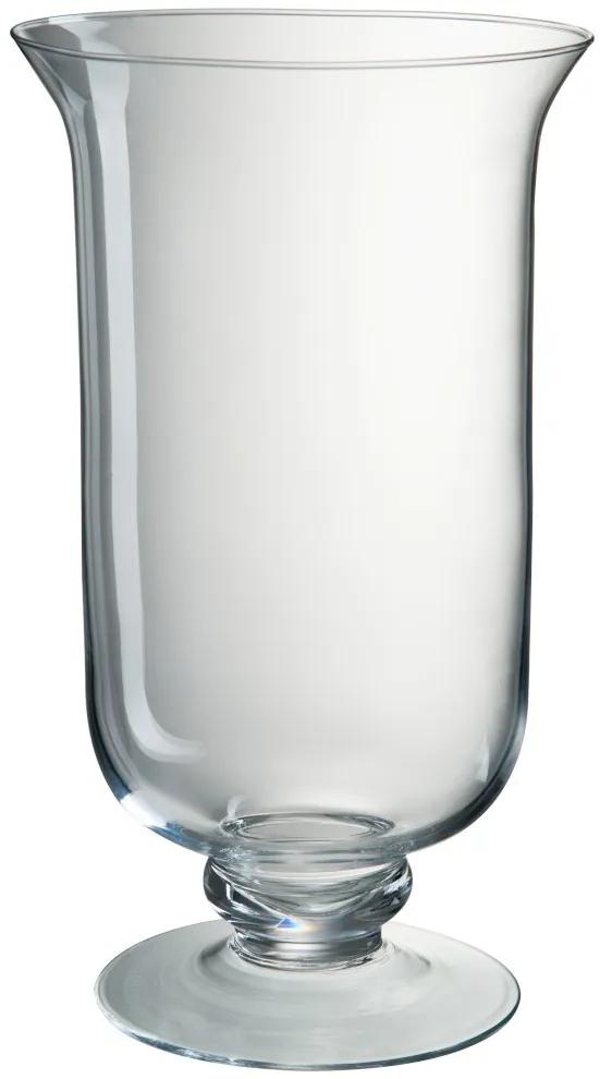 Skleněná váza Hurricane na noze - Ø 19*34 cm | BIANO