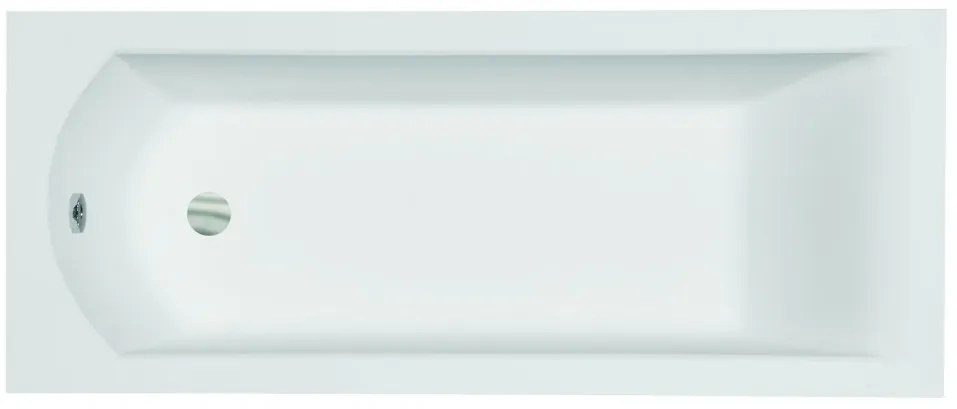 BESCO Obdélníková vana SHEA Nožičky k vaně - Bez nožiček, Rozměr vany - 170 × 70 cm VANSHEA170