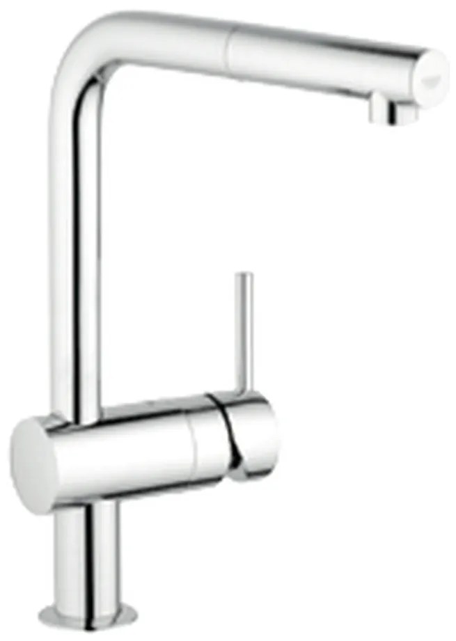 Grohe Minta - Dřezová baterie stojánková s výsuvnou rukojetí, chrom 32168000