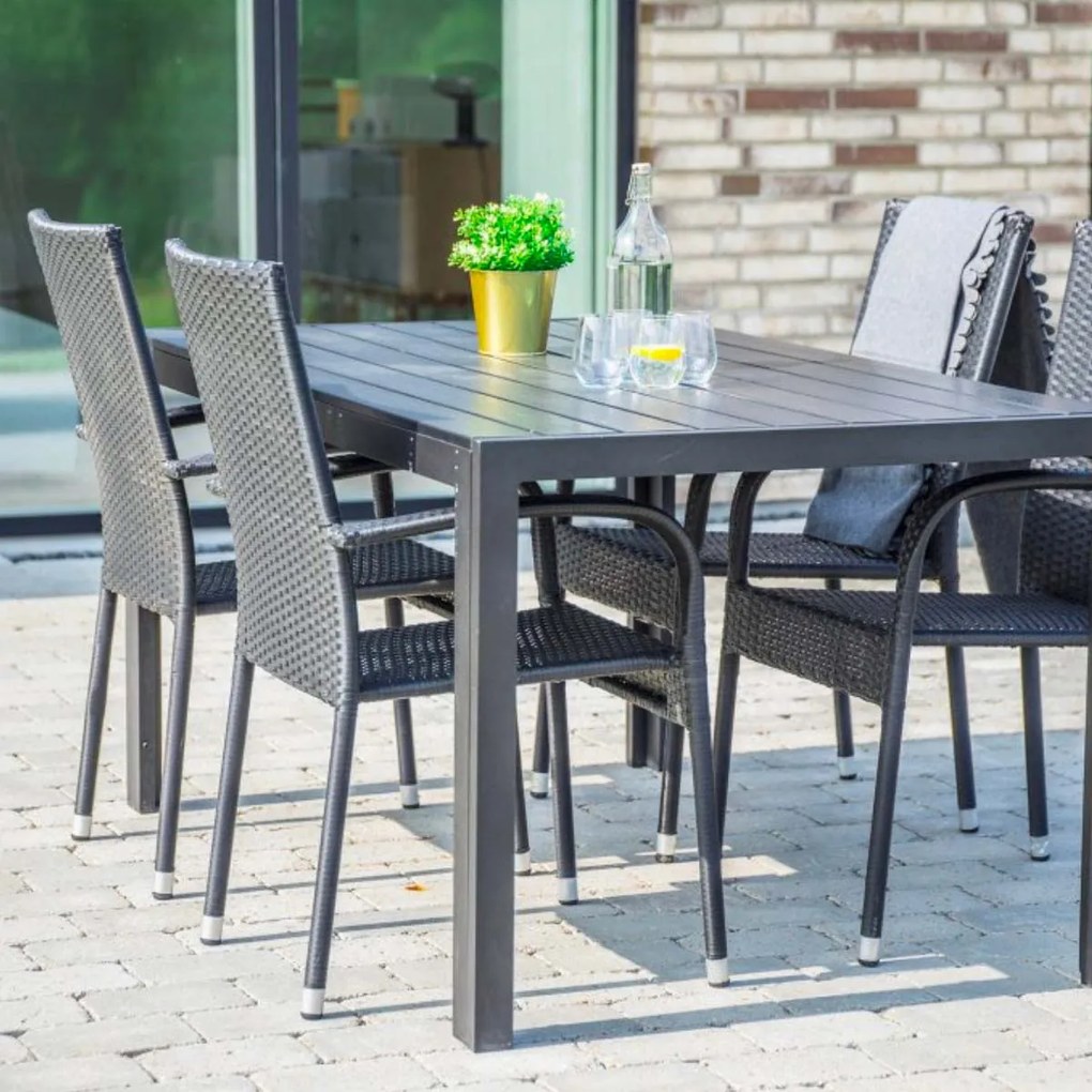 Vikio Zahradní set 140x80 pro 6 osob DT276-140 antracit