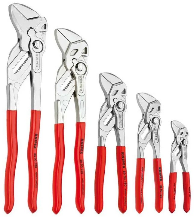 Klešťové klíče Knipex 00 19 55 S4  Sada 5 dílů v tašce