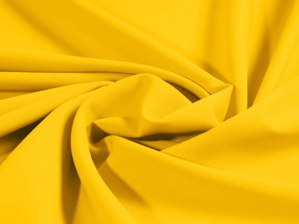 Biante Dekorační oválný ubrus Rongo RG-029 Sytě žlutý 140x180 cm