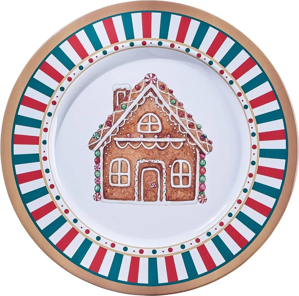 XMAS Podnos perníkový domeček 33 cm