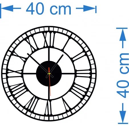 Přírodní dřevěné hodiny - elegantní dekorace do obývacího pokoje I SENTOP X0068