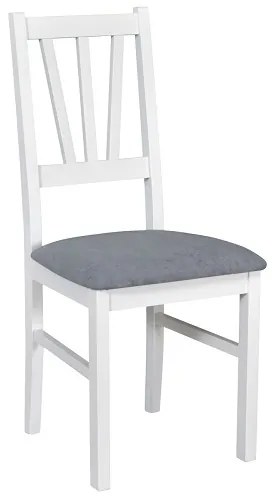 Jídelní židle Ivo Zvolte dřevo: Bílá, Zvolte látku: látka 10b