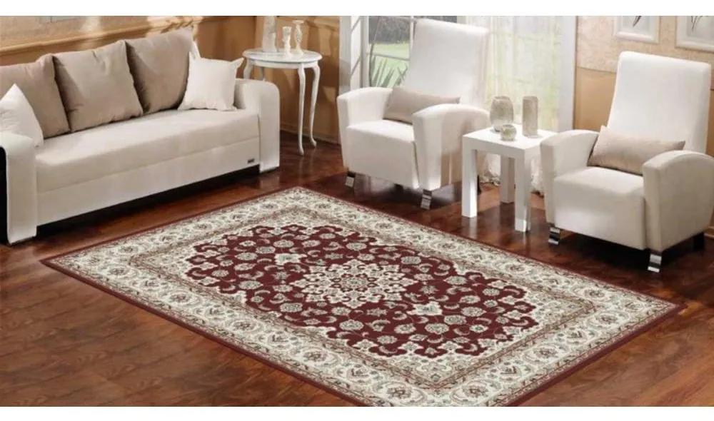 Kusový koberec klasický Calista červený 300x400cm