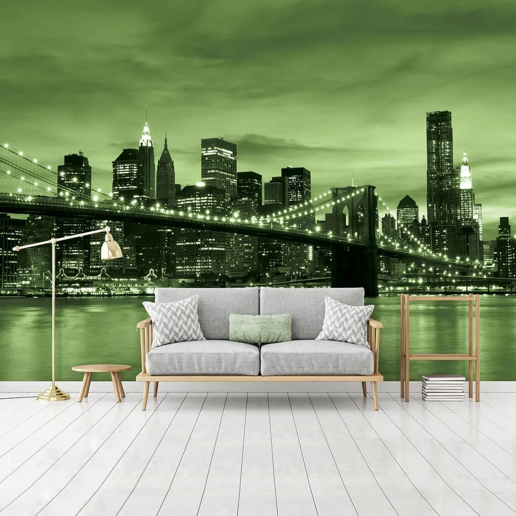 Fototapeta - New York Brooklyn Bridge City (152,5x104 cm)