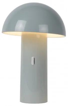 LUCIDE FUNGO Table Lamp LED 7,5W H25,5cm Grey, stolní lampa