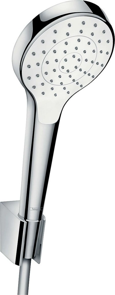 Hansgrohe Croma Select S - Set sprchové hlavice, držáku a hadice, EcoSmart, bílá/chrom 28096400