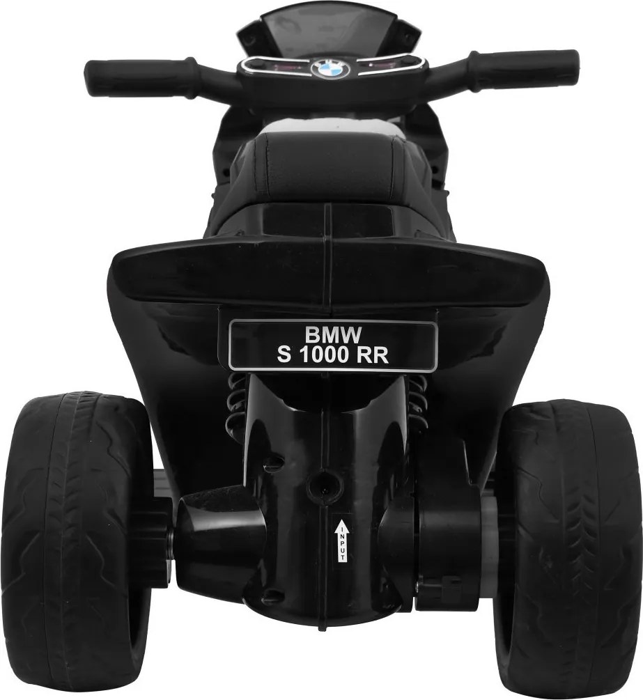 Ramiz BMW S1000 RR Mini dětská motorka na baterie černá + 3 kolečka + zvuky + LED