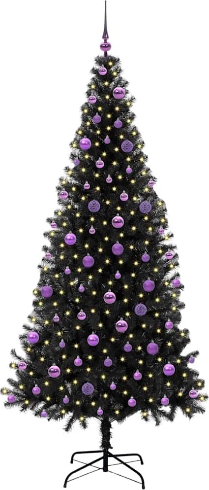 Vánoční stromeček Černá 210 cm PVC 3396493