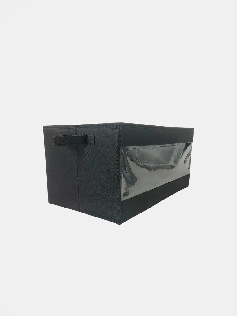 Sinsay - Skládací úložný box s průhlednou stěnou - černá