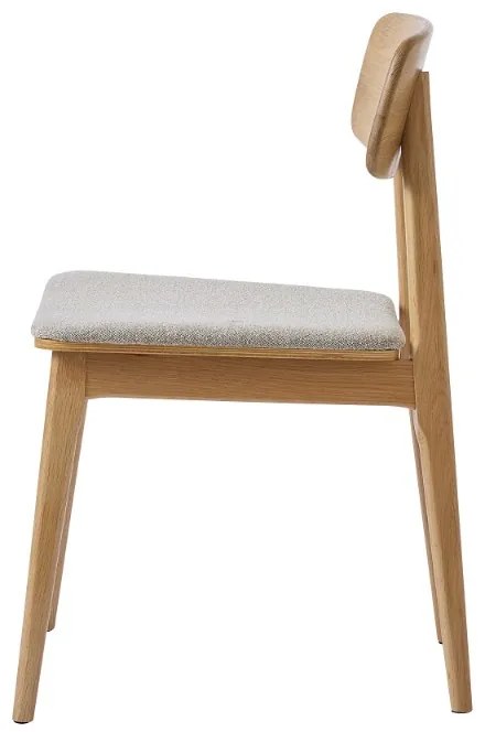 Designová jídelní židle Harper přírodní