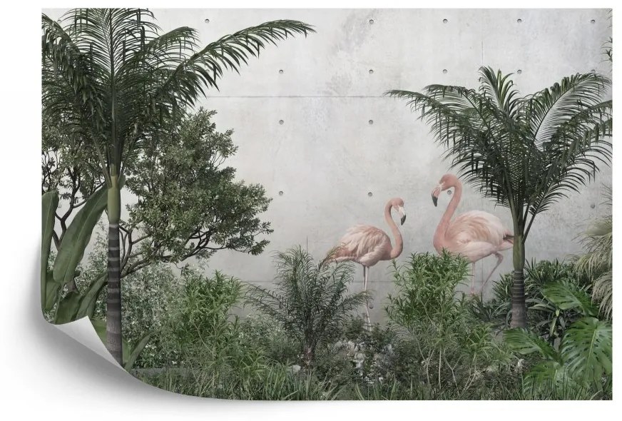 Fototapeta Tropical Trees And Leaves For Digital Printing Wallpaper, Custom Design Wallpaper - 3D Omyvatelný vlies 416x254