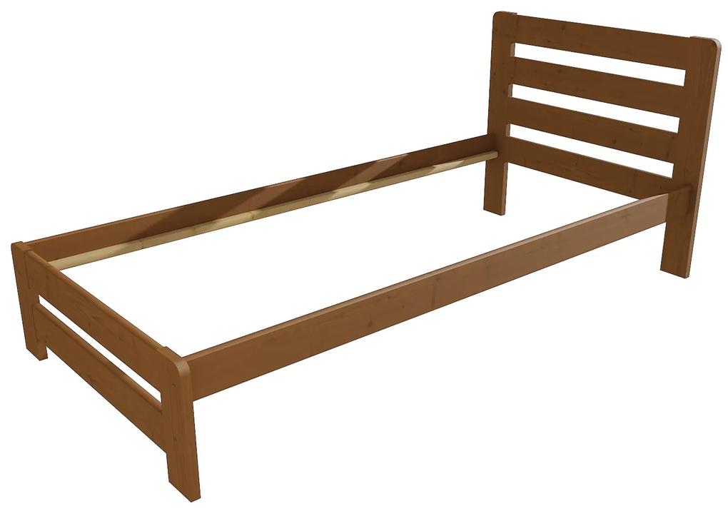 Vomaks Jednolůžková postel VMK001B Rozměr: 100 x 200 cm, Barva: surové dřevo