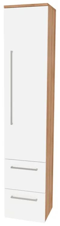 Mereo Bino, koupelnová skříňka vysoká 163 cm, pravá, Multidecor, Dub Riviera mountain CN698DMON