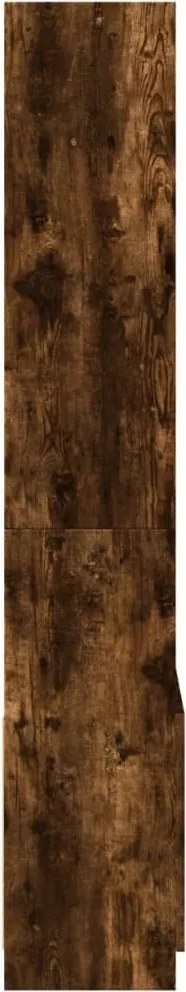 Skříň highboard kouřový dub 63 x 33 x 180 cm kompozitní dřevo 3309604