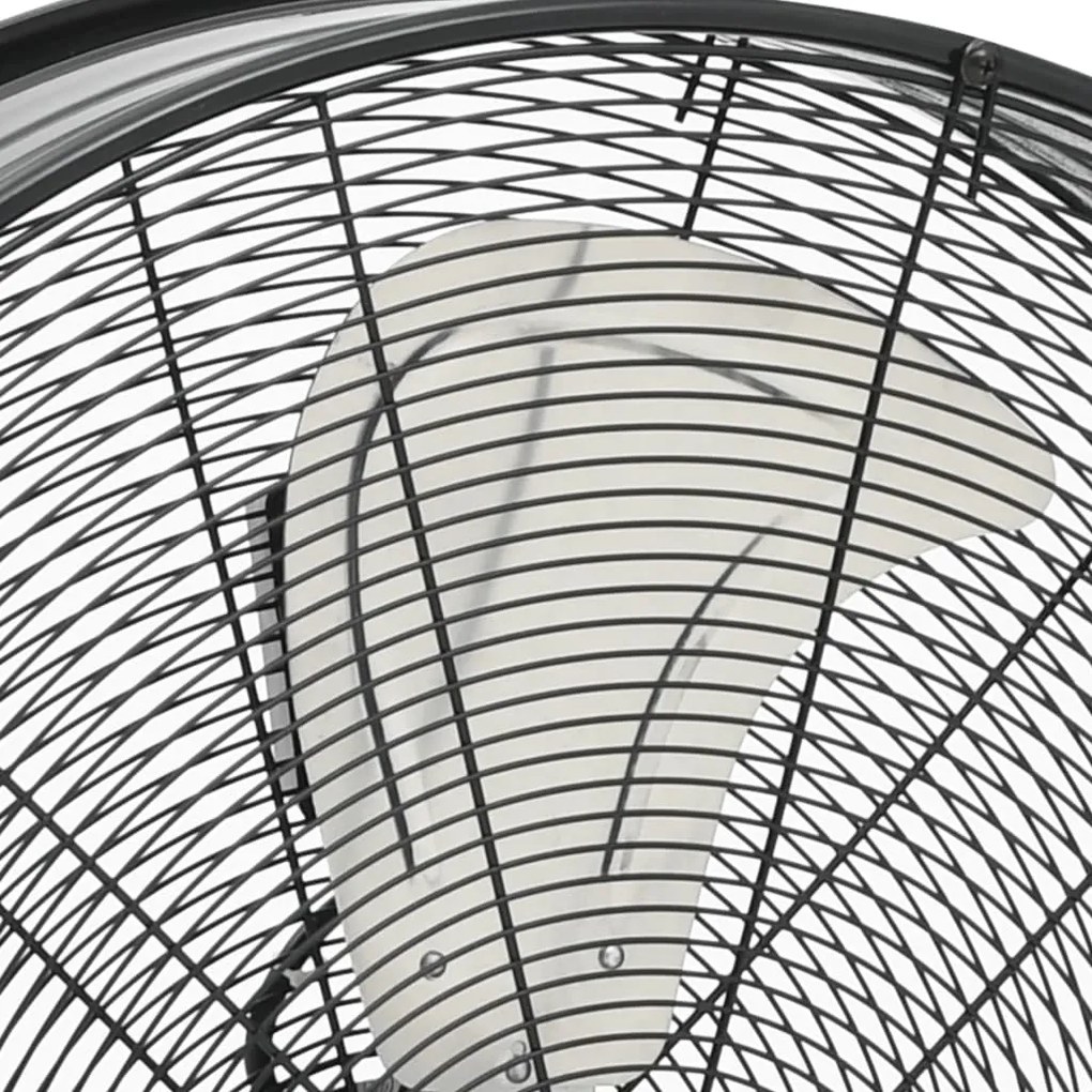 vidaXL Marketos Průmyslový bubnový ventilátor 77 cm 187,7 W černý