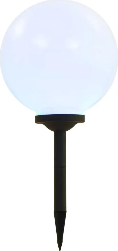 vidaXL Zahradní solární lampy 4 ks LED kulovité 30 cm RGB [277127]