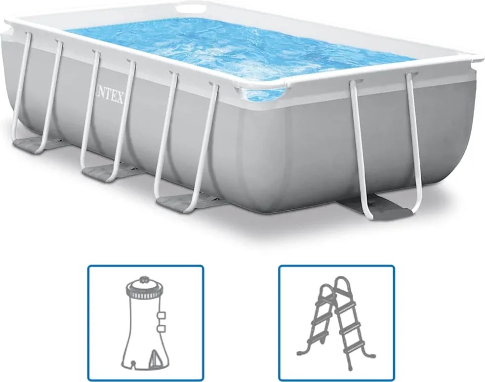 INTEX Bazénový set Prism Frame obdélníkový 300 x 175 x 80 cm