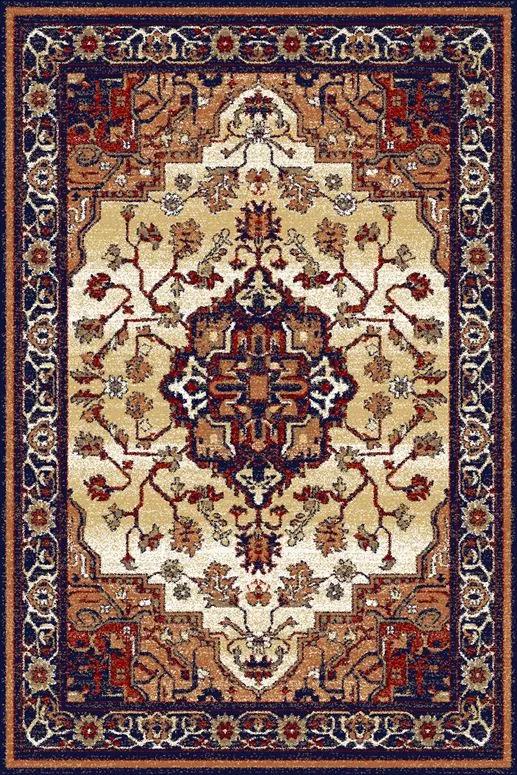 Klasický kusový koberec Agnella Adel After Koniak béžový Rozměr: 60x120 cm