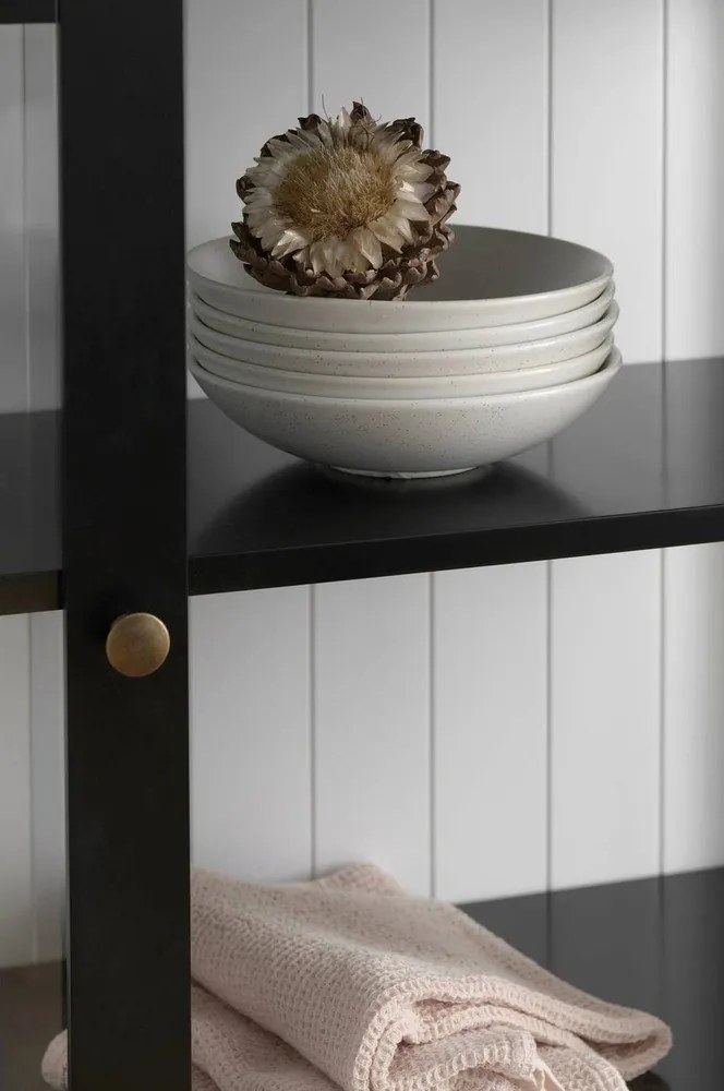 Černá vitrína z MDF 98x193x34 cm Wilma – Ellos Home
