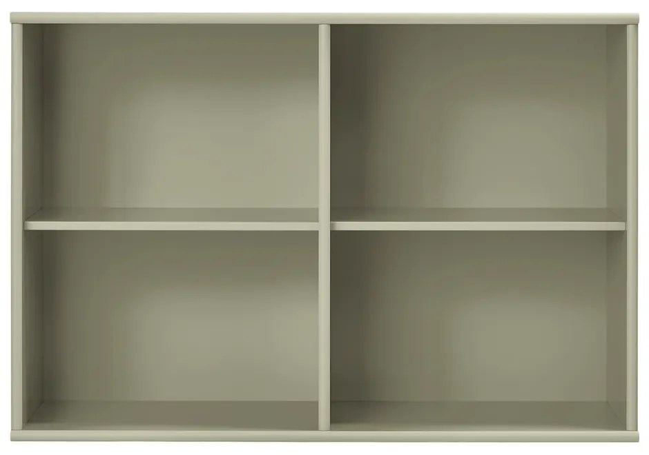 Khaki závěsná knihovna 89x61x32,5 cm Mistral – Hammel Furniture