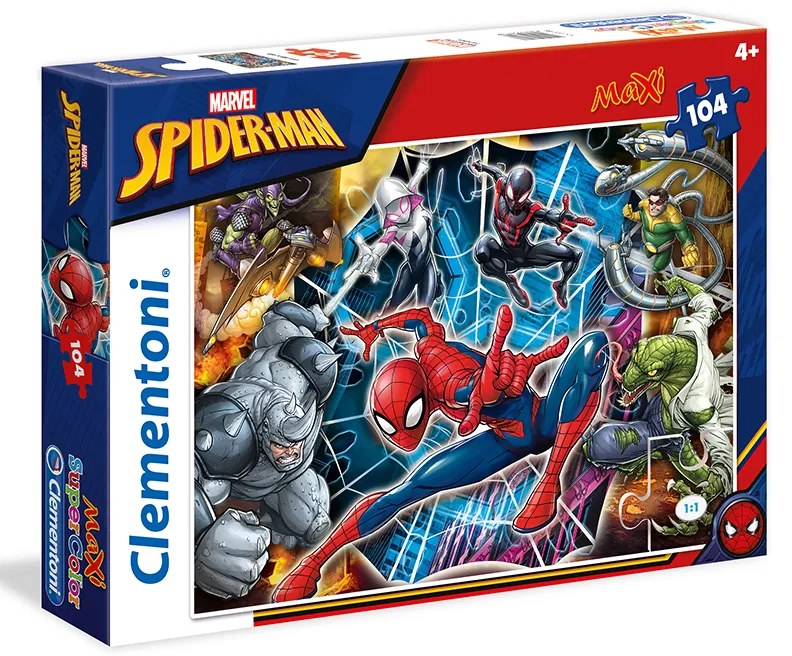 Clementoni - Puzzle Maxi 104 Spider-Man