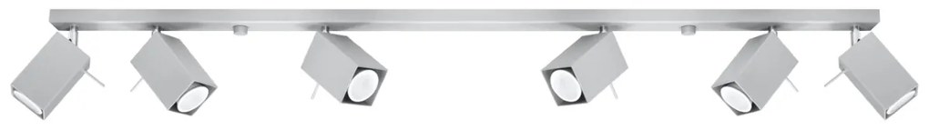 Sollux Lighting Stropní svítidlo MERIDA 6L šedé