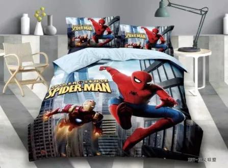 3-dílné ložní povlečení Disney pohádky Motiv: 018 Spider-Man, Varianta: 2x polštář + 1x přikrývka