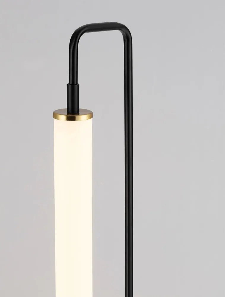 Bílá/matně černá kovová LED stolní lampa (výška 68 cm) Wetro – Nova Luce