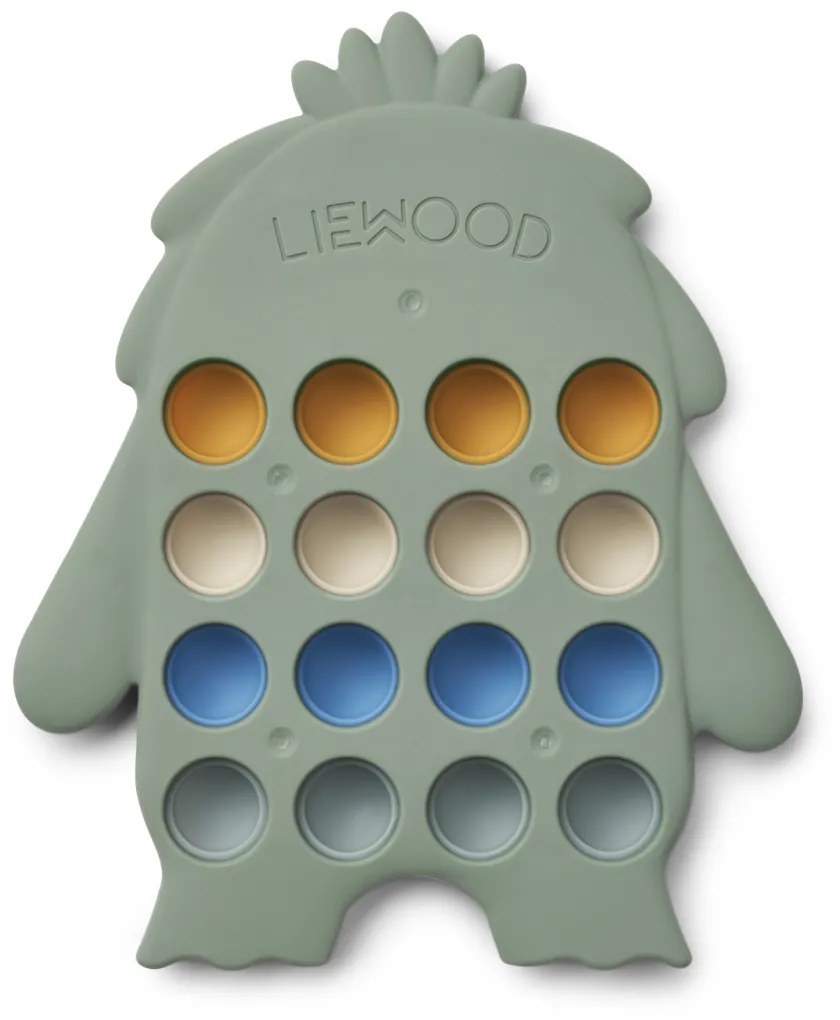 Liewood Silikonová hračka Cal Pop Faune green multi