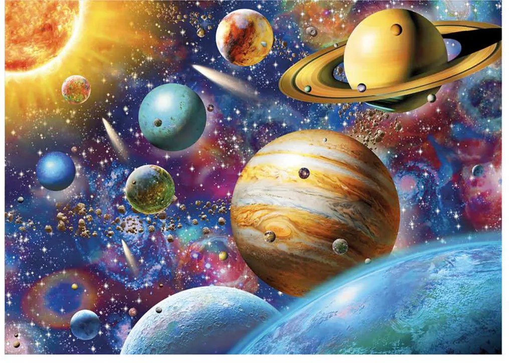 DINO Puzzle Planety XL 66x47cm skládačka 1000 dílků v krabici dn532755