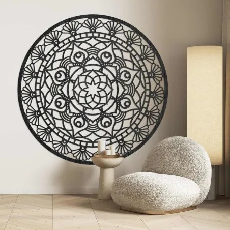 Dřevěná mandala na zeď – Symbol harmonie a pozitivní energie I SENTOP PR0176