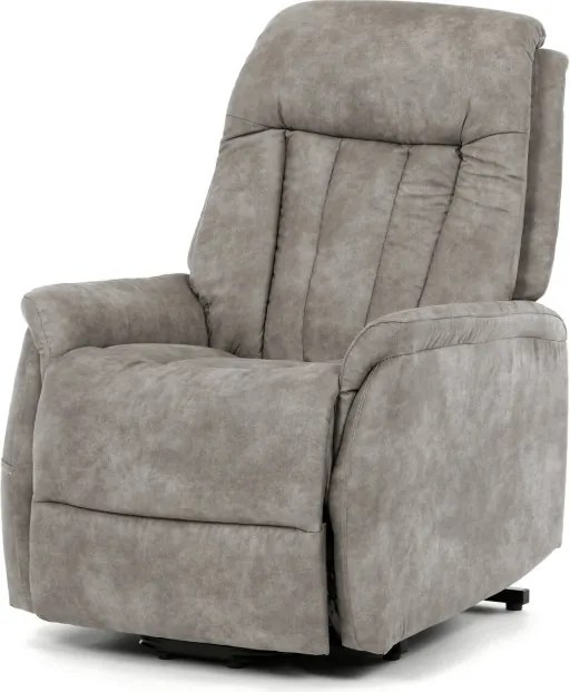 Polohovací křeslo šedé, elektrické TV-Q8575 GREY3