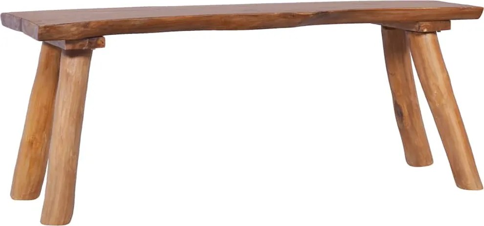 Zahradní lavice 120 cm masivní teakové dřevo 288817