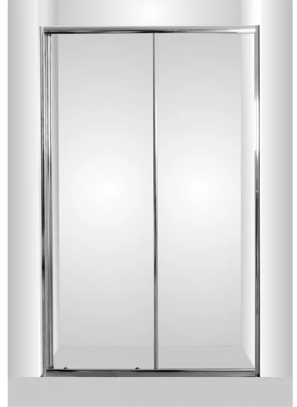 Olsen Spa SELVA sprchové dveře 140 cm chromovaný rám čiré sklo OLBSEL14CCBV