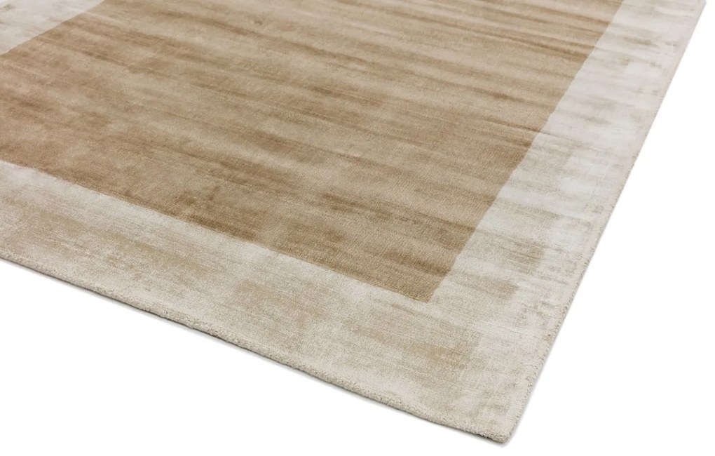 Béžový koberec Ife Border Putty Champagne Rozměry: 200x200 cm