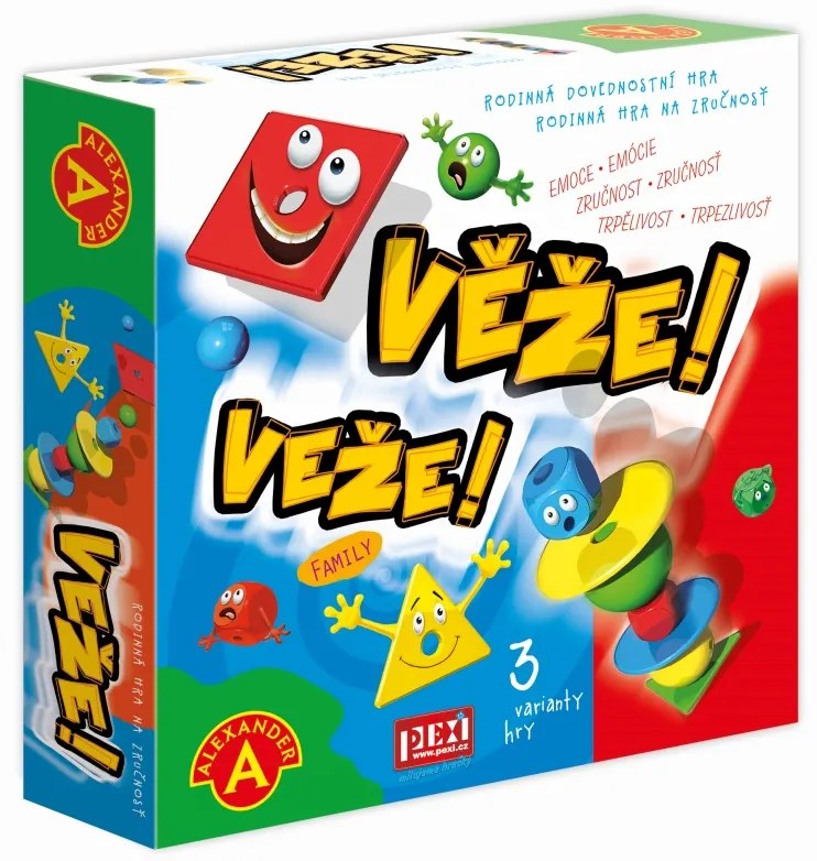 Pexi Věže rodinná hra