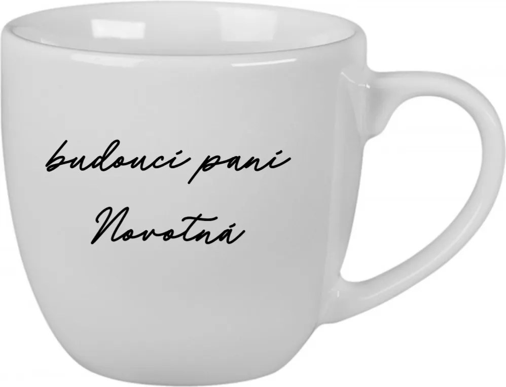 Personalizovaný keramický hrníček 400 ml - budoucí paní