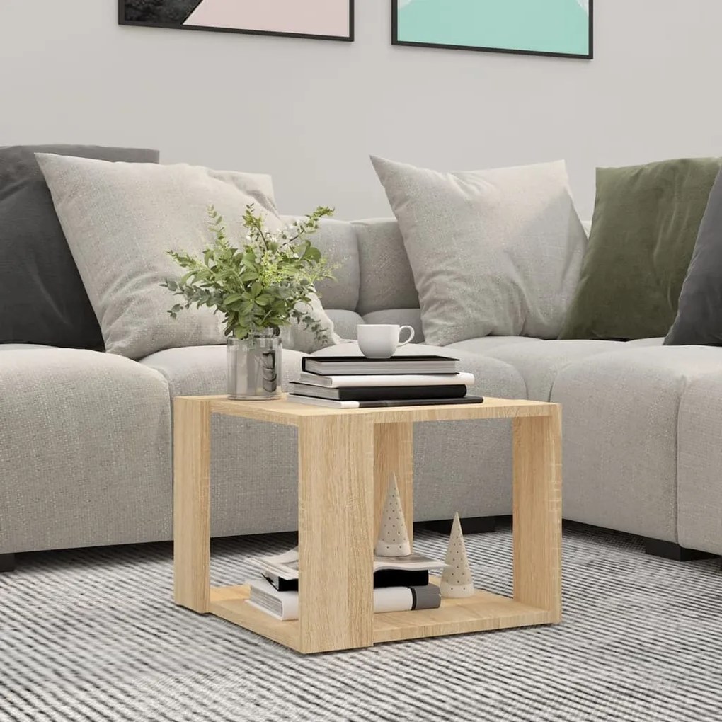 vidaXL Konferenční stolek 40 x 40 x 30 cm kompozitní dřevo [806312] Barva: Betonová šedá