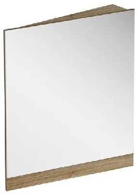 Ravak 10° - Zrcadlo rohové 550x750 mm, levé, tmavý ořech X000001072