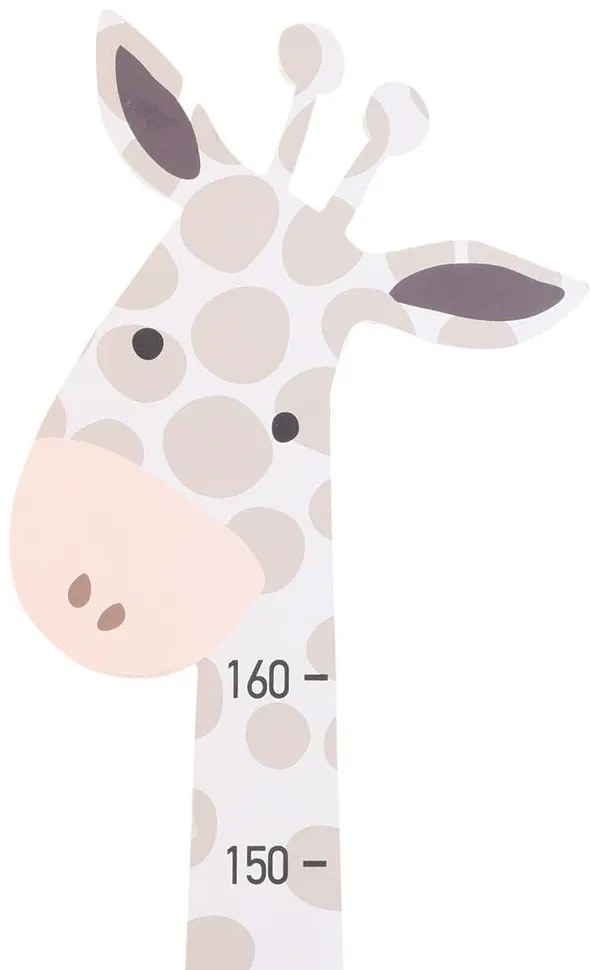 Dětská dřevěná dekorace na zeď Baby Giraffe 35x138 cm