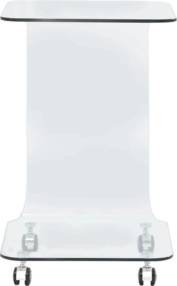Konferenční stolek - tvrzené sklo | 45x40x63 cm