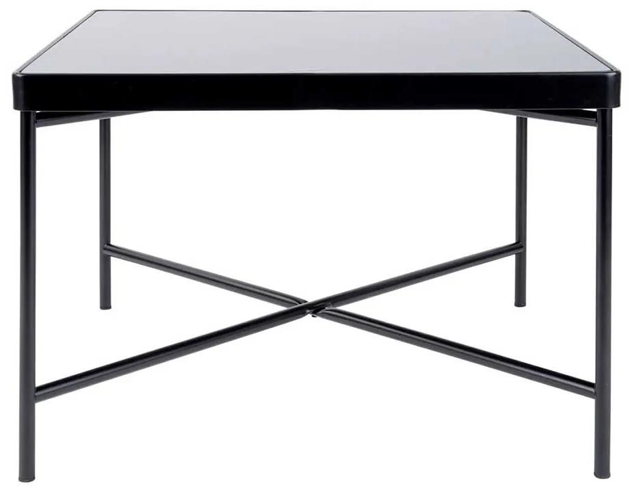 LEITMOTIV Černý příruční stolek Smooth 60 x 40 cm 60 x 40 cm