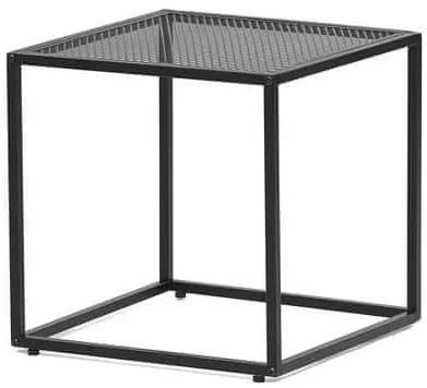 Autronic Konferenční stolek Stůl odkládací, černý kov. (CT-605 GREY)